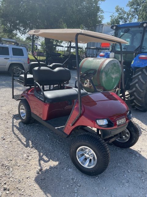 VERY GOOD CONDITION RED 2021 EZGO TXT W/LOW HOURS & NEW US BATTERIES ...